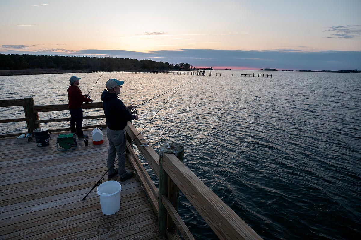 Captain Sinclair’s Fishing Pier - Middle Peninsula Chesapeake Bay ...
